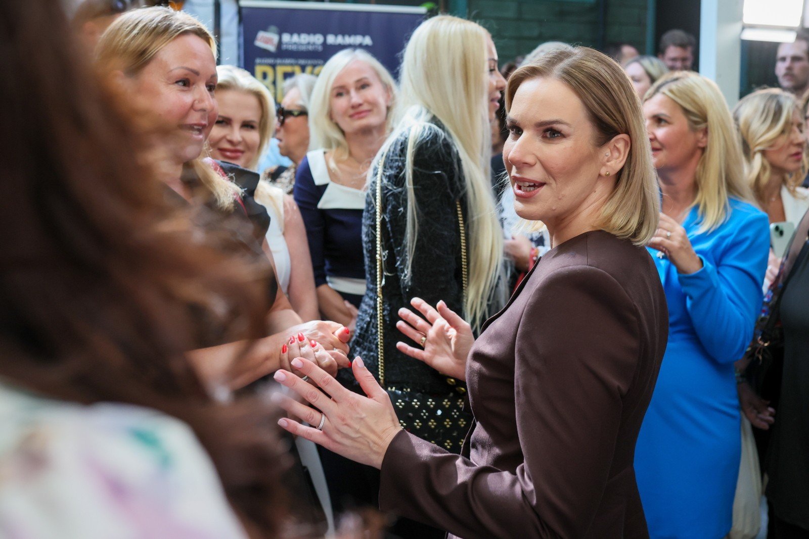 Pierwsza dama Marta Nawrocka podczas spotkania w "BEYOND" Polish ...