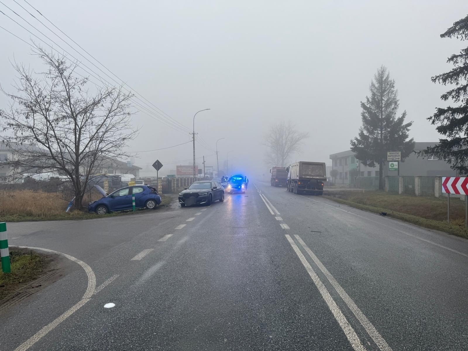 DK76 zablokowana po wypadku. Jedna osoba ranna | Kurier Lubelski