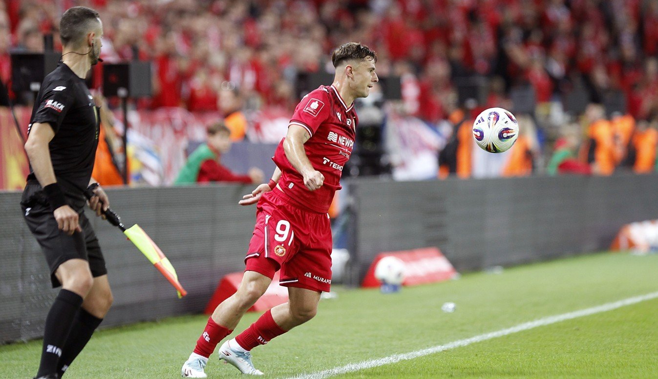 Marcel Krajewski, piłkarz Widzewa, zdobył pięknego gola dla ...