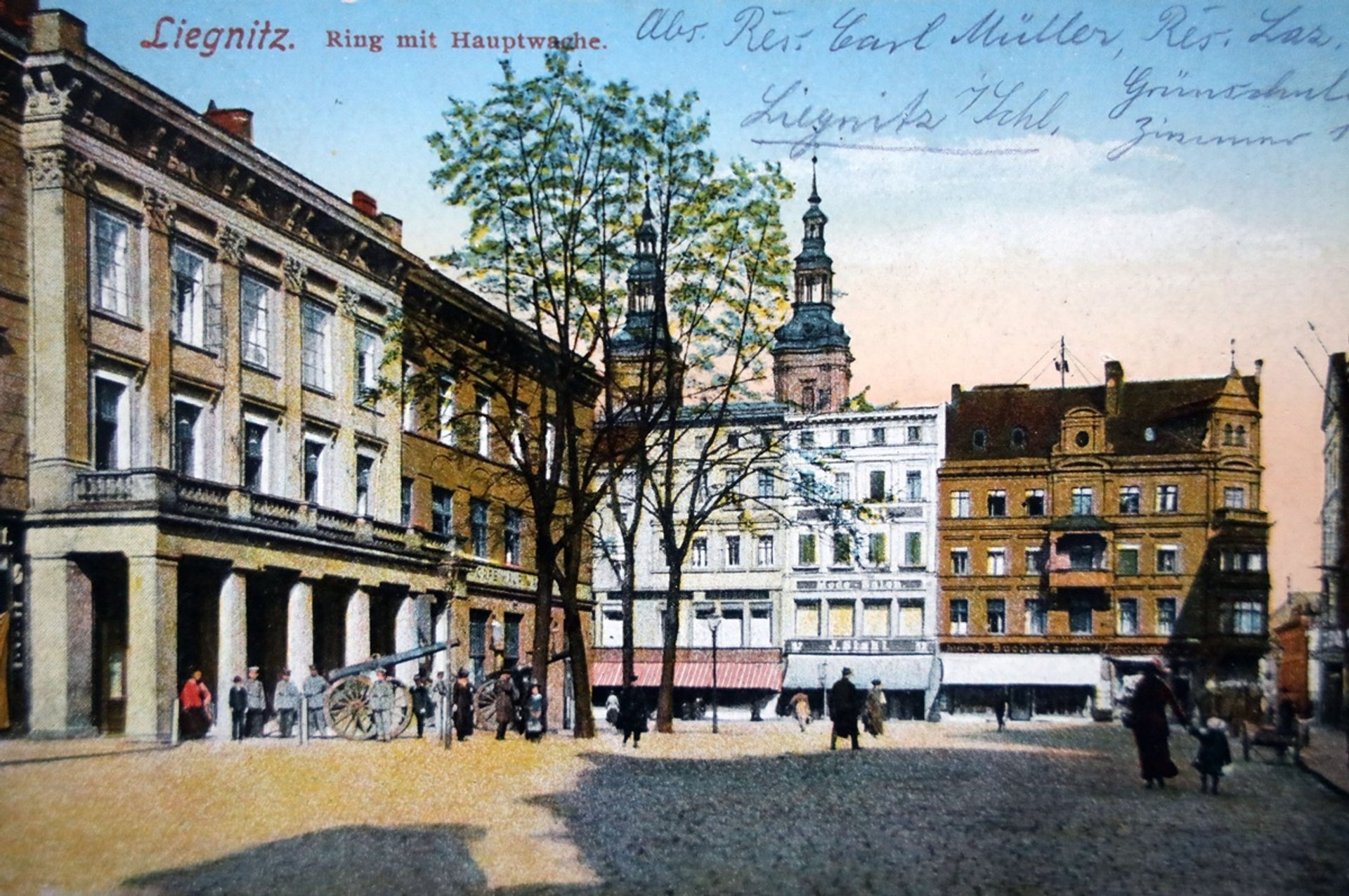 Legnicki rynek na przedwojennych pocztówkach, zobaczcie jak zmieniło ...