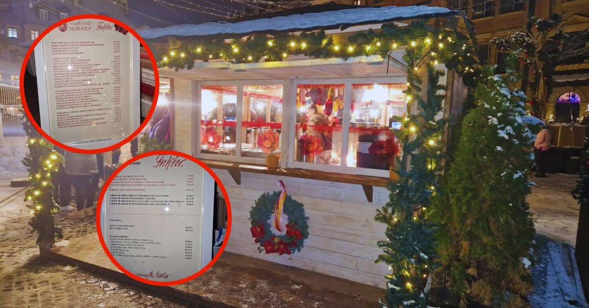 Świąteczna budka Magdy Gessler w Warszawie. Szokujące ceny potraw od ...