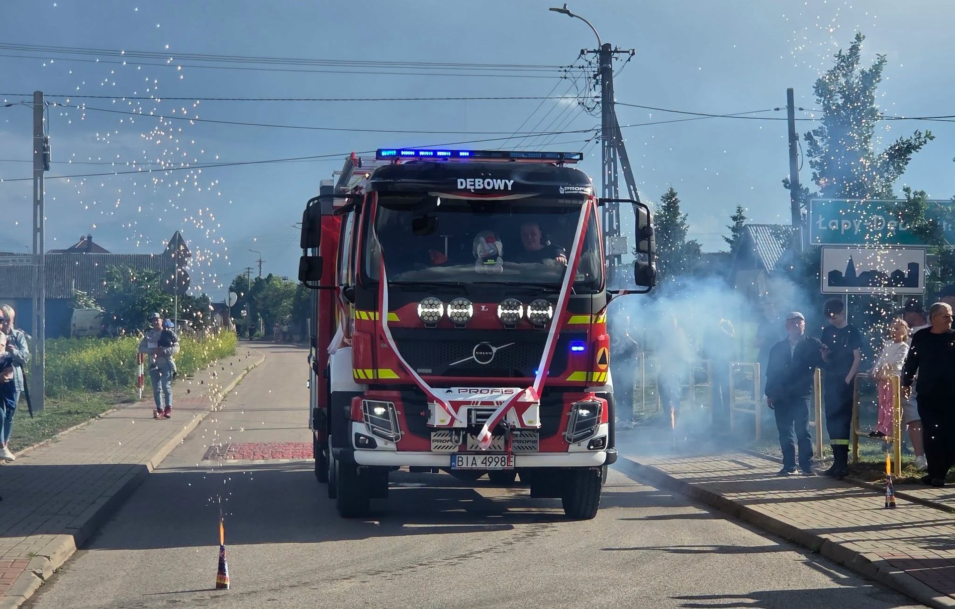 Nowoczesny wóz strażacki trafił do OSP Łapy-Dębowina. Zastąpił ...