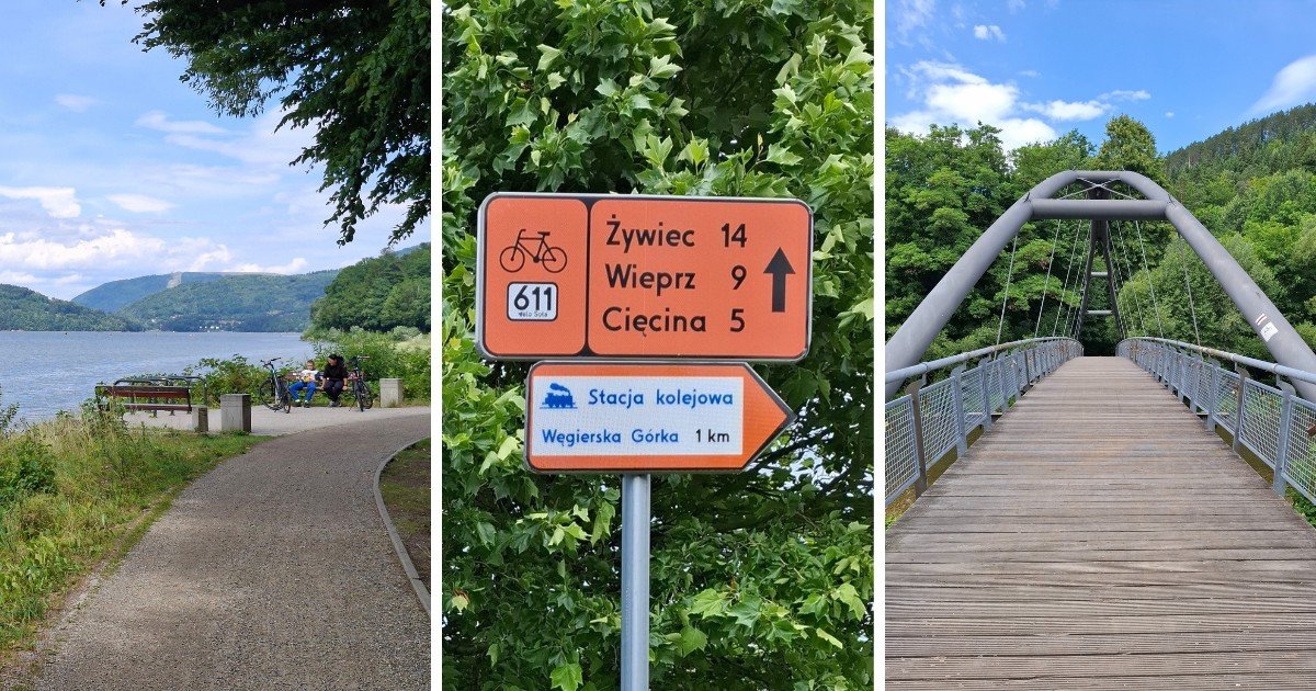 Oto jedna z piękniejszych tras rowerowych w Beskidach! Po płaskim, mimo ...