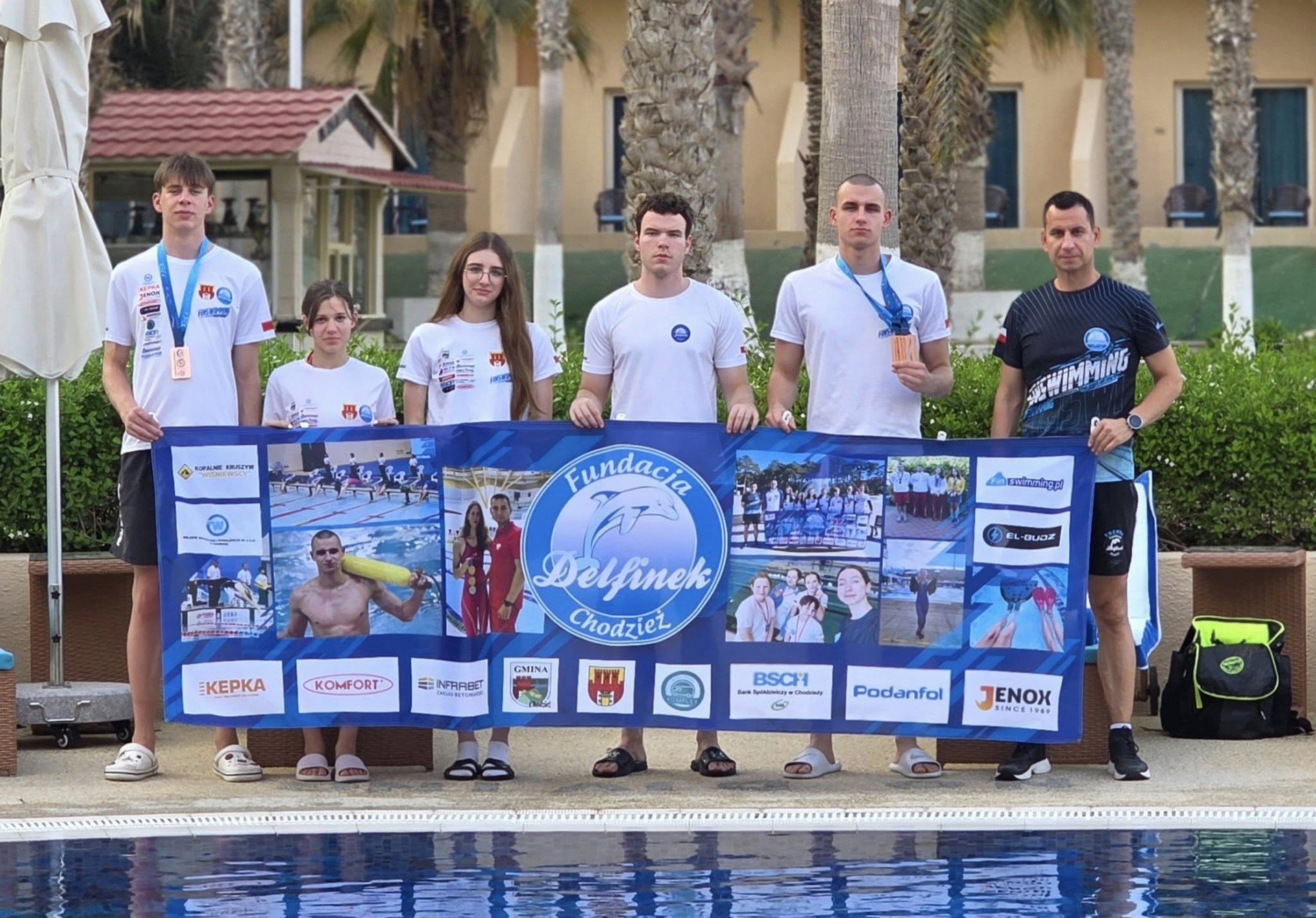 Trzy medale finswimmerów Fundacji Delfinek Puchary Świata z Abu Zabi ...