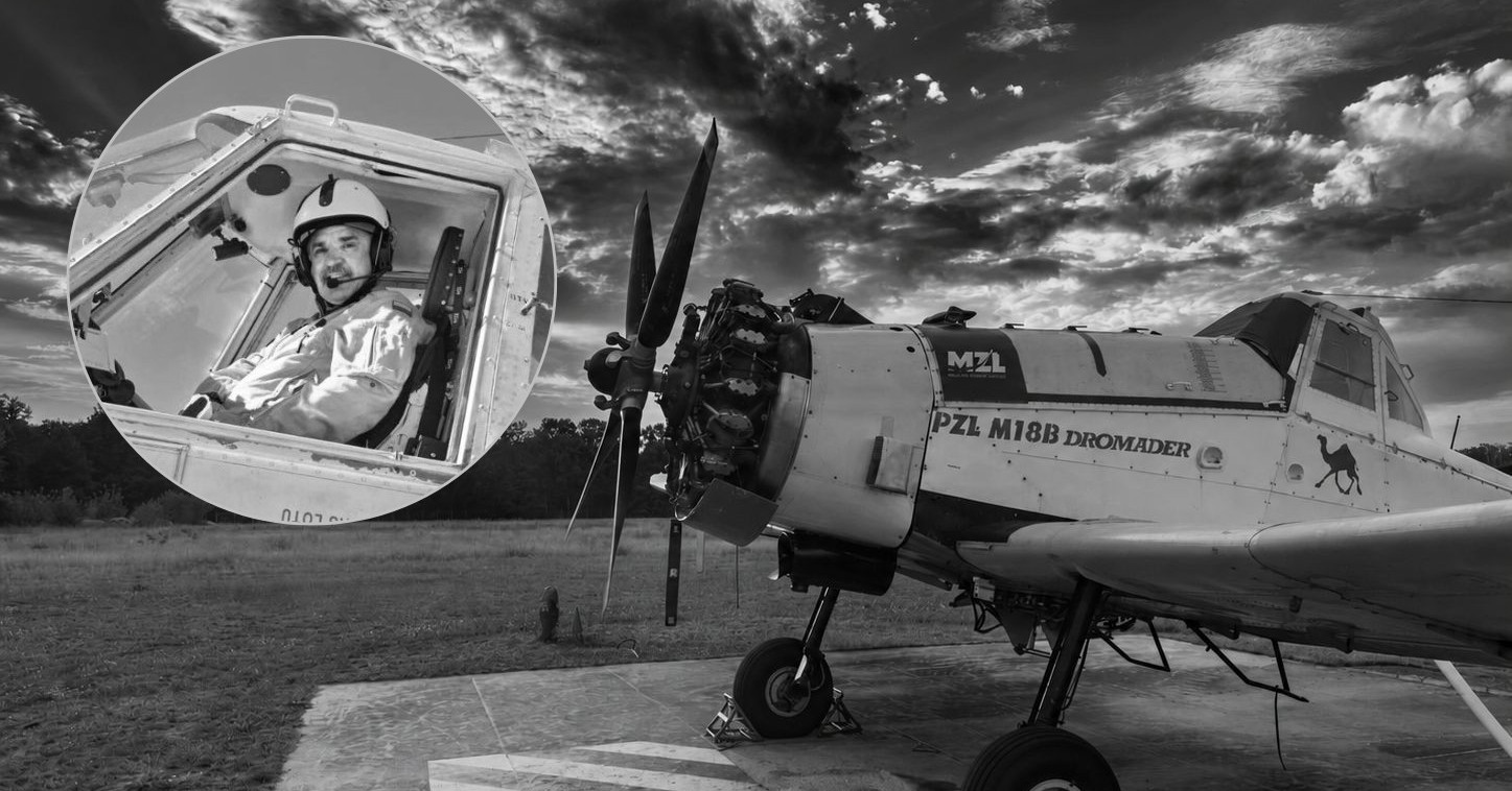Ostatnia droga Andrzeja Gawrona. Pilot Dromadera zginął w trakcie ...
