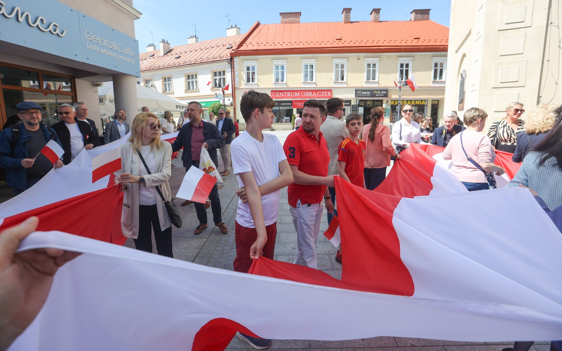 Dzień Flagi Rzeczypospolitej Polskiej - uroczyste obchody na płycie ...