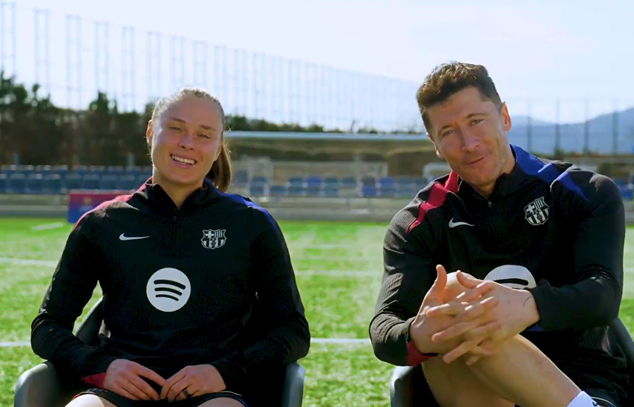 Robert Lewandowski i Ewa Pajor we wspólnej zabawie. Odgadywali, kim są ...