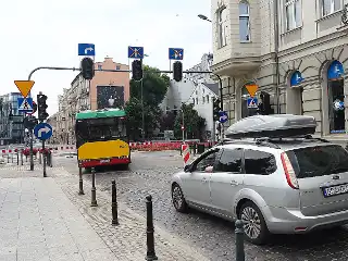 Za nami pierwsze weekendowe utrudnienia w centrum Łodzi. Ruszył remont ...