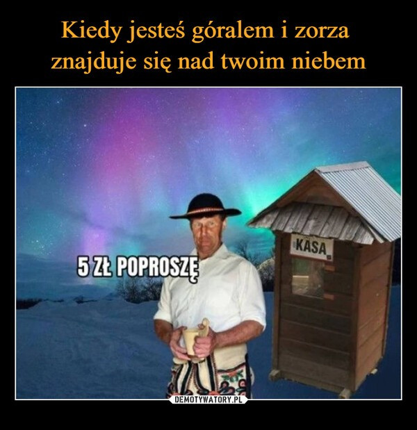 Memy o zorzy polarnej 2026. Górale, chmury i przegapiona noc [GALERIA ...