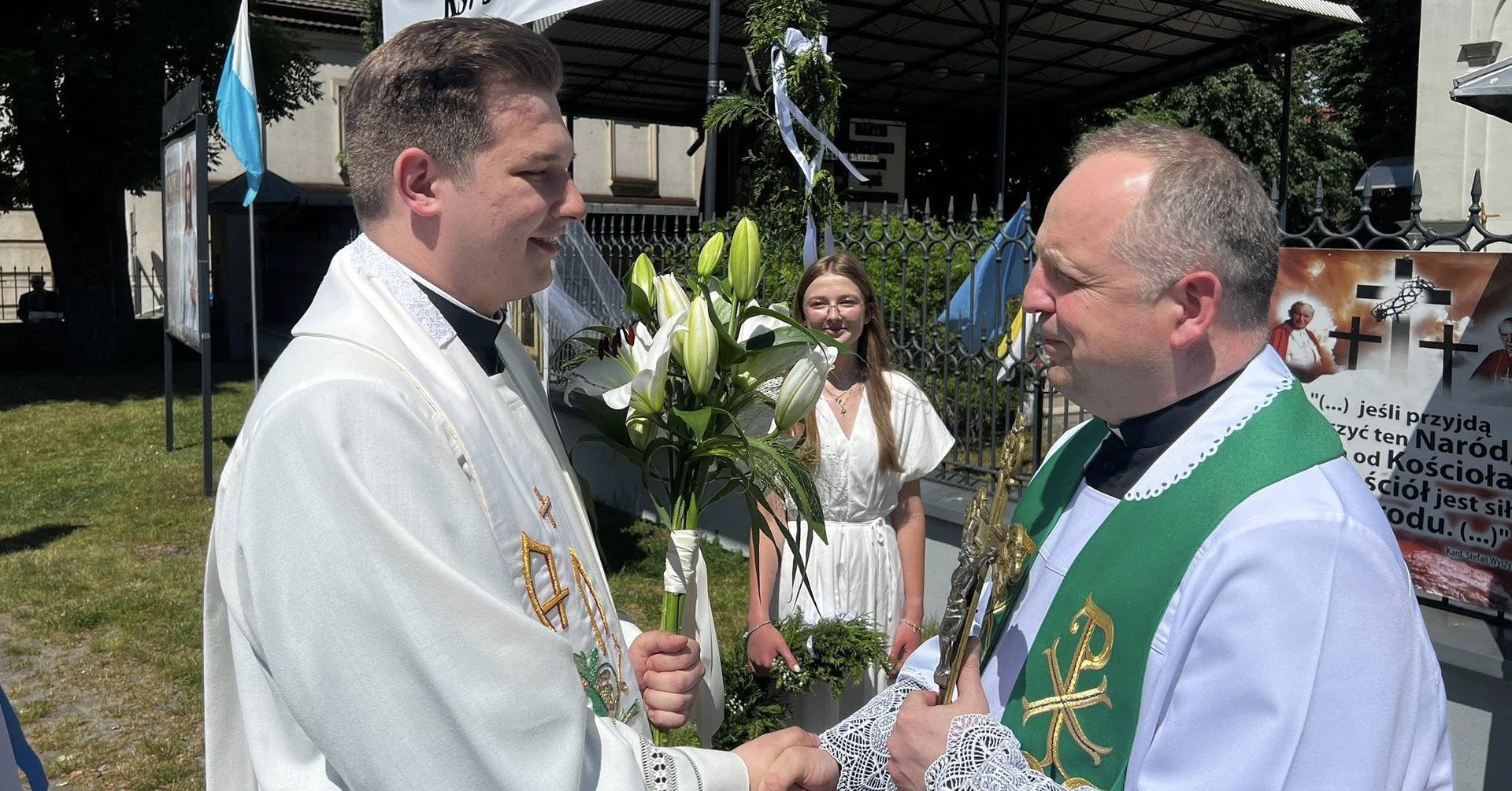Ksiądz Jakub Sobótka odprawił Mszę świętą prymicyjną w swojej parafii ...
