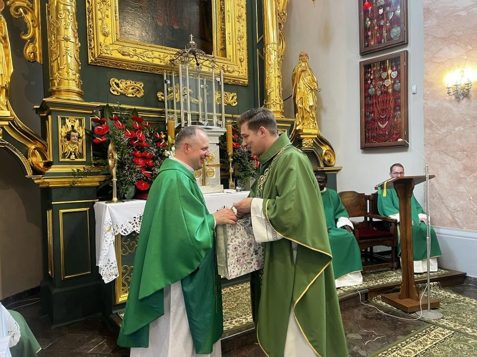 Ksiądz Jakub Sobótka odprawił Mszę świętą prymicyjną w swojej parafii ...