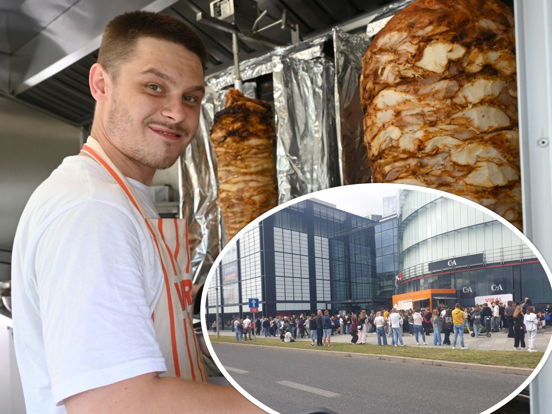 Viral Kebab pod Galerią Echo w Kielcach przyciąga tłumy! To projekt ...