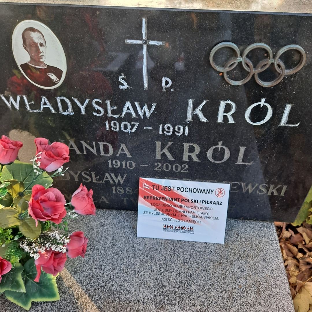 35. rocznica śmierci patrona stadionu ŁKS Władysława Króla. Zdjęcia ...