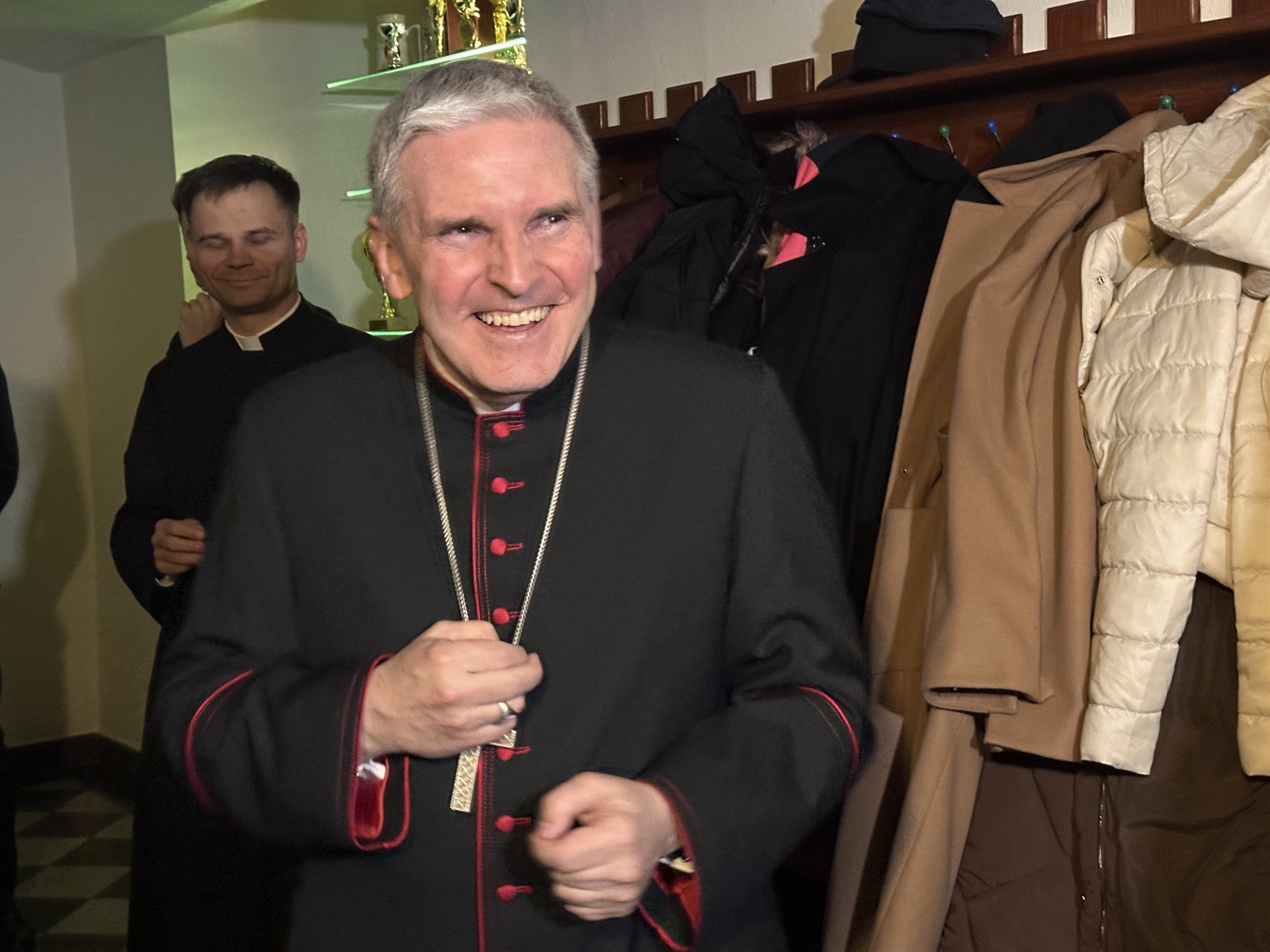 Biskup sandomierski Krzysztof Nitkiewicz promował swoją nową powieść ...