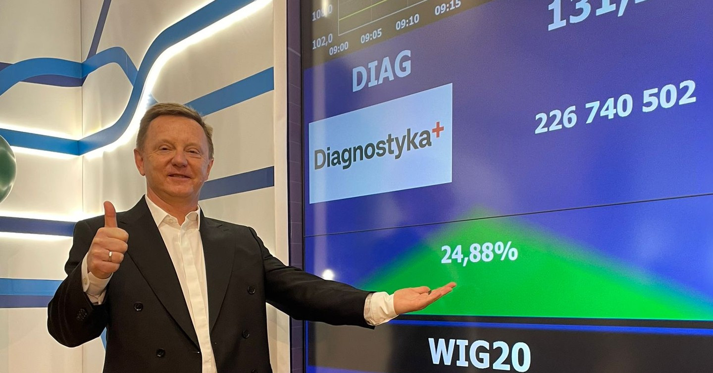 Na rynku akcji wzrosty. W centrum uwagi była Diagnostyka | Strefa Biznesu