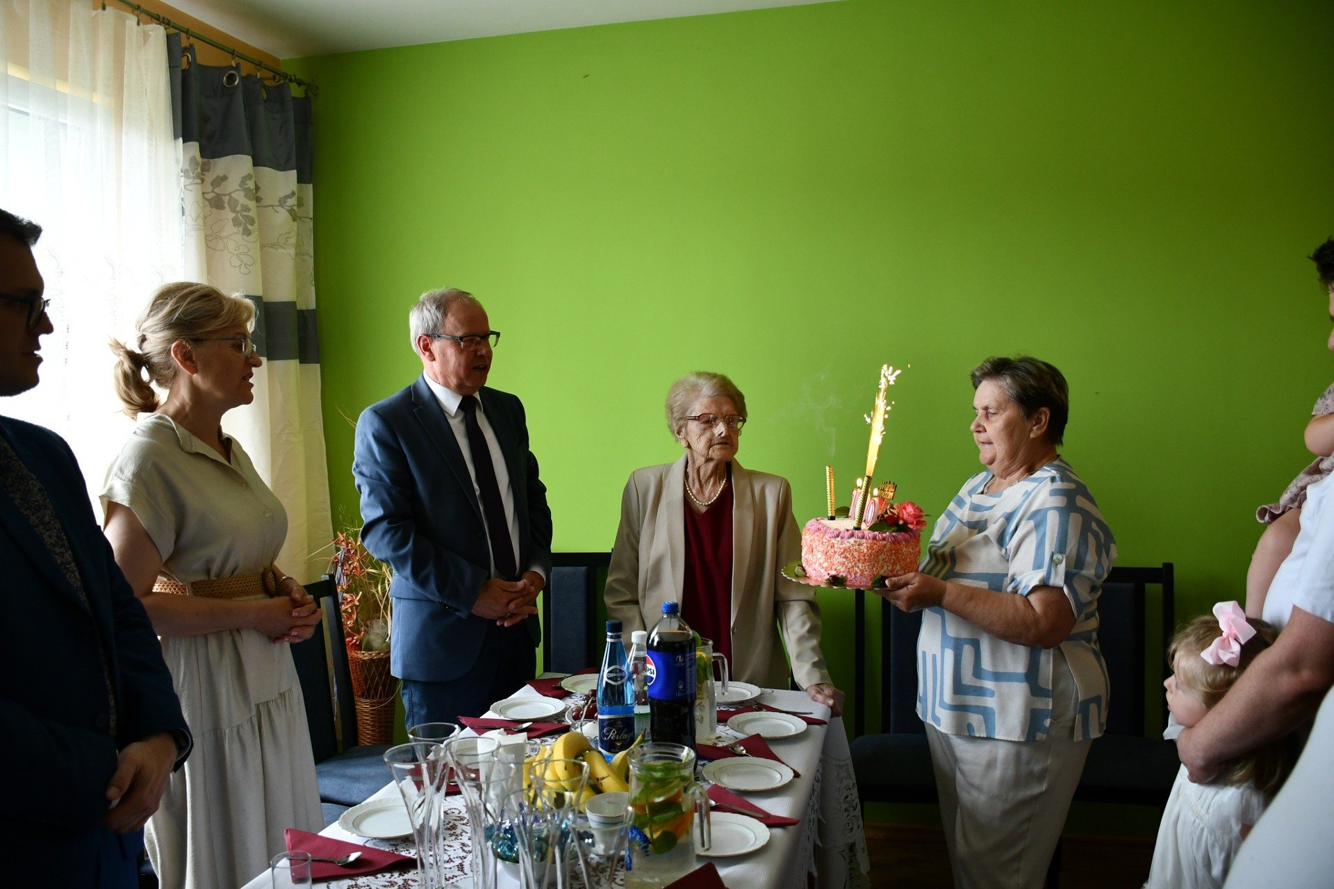 Pani Marianna Sala ze Starej Słupi obchodziła setne urodziny. Była ...
