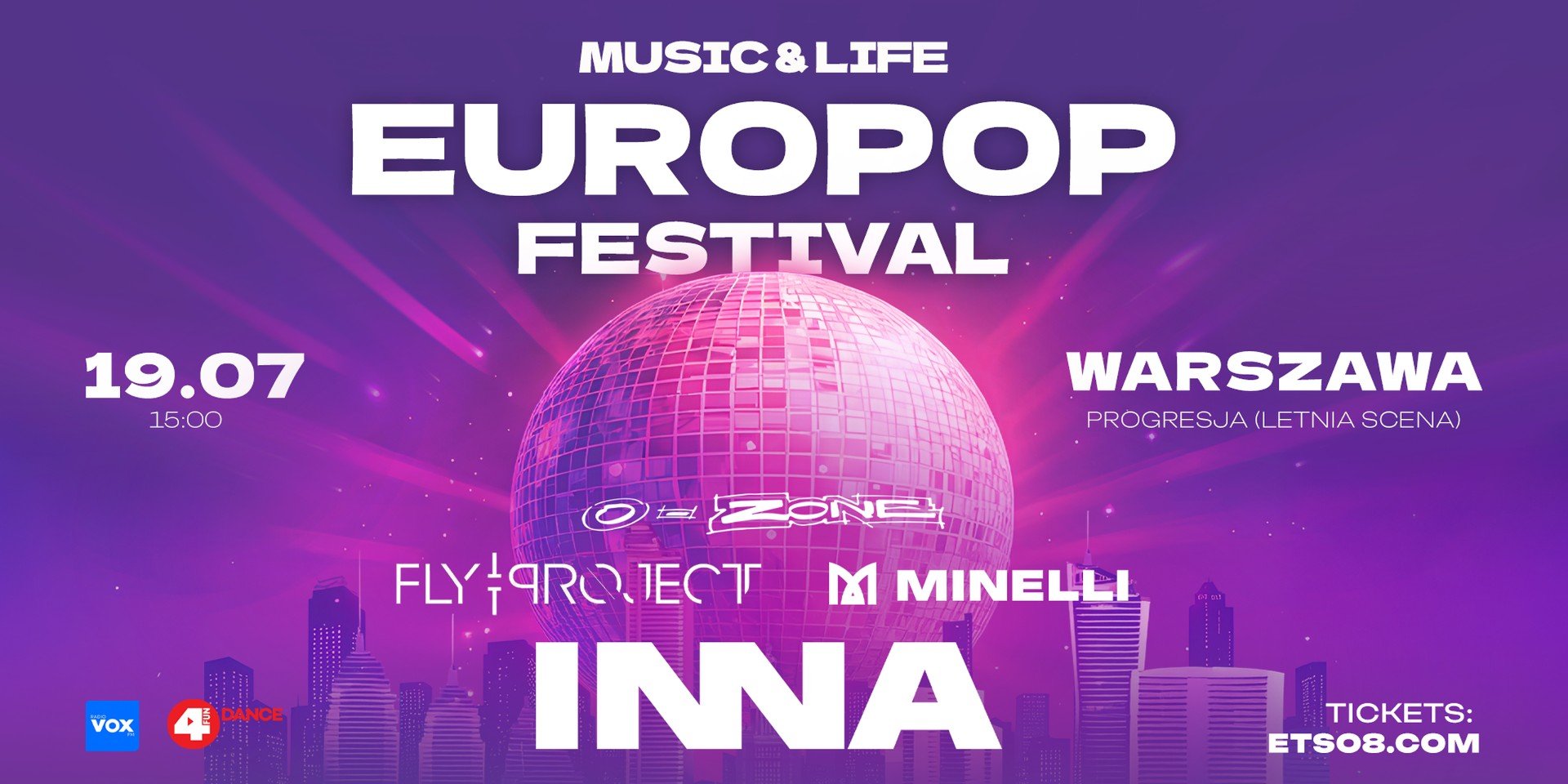 🌴 M&L: EuroPop Festival 2025 – INNA • MINELLI • O-ZONE • FLY PROJECT 🌞 ...