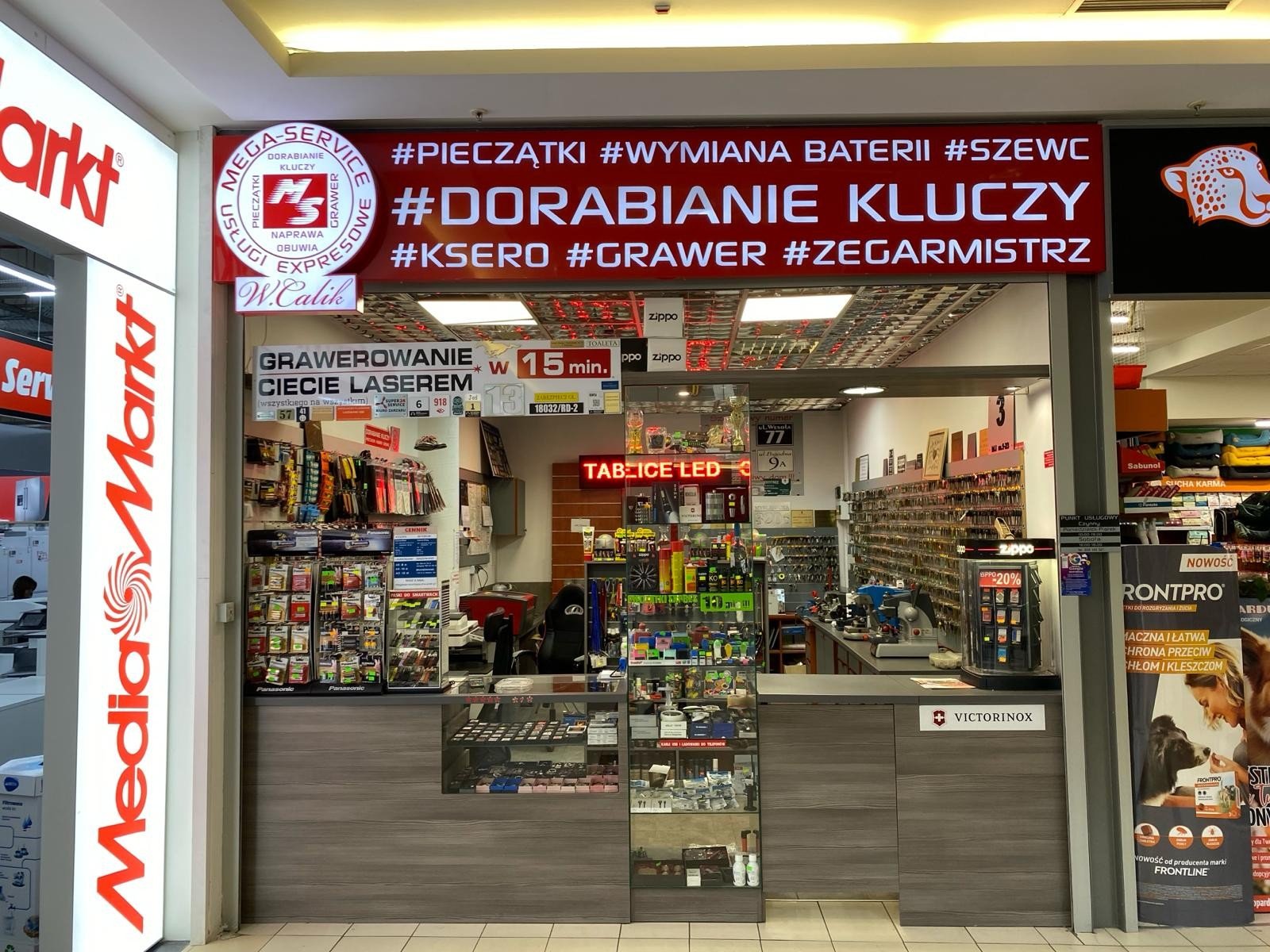 MEGA-SERVICE Dorabianie kluczy, Szewc, Pieczątki Kraków - Dorabianie ...